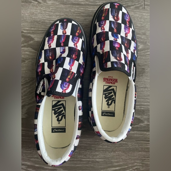 Vans | Shoes | Stranger Things Vans Slip On | Poshmark